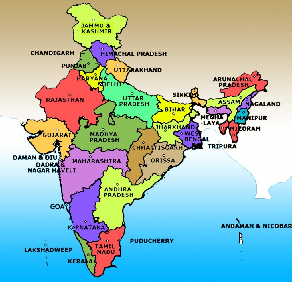 Detailed Large Size map of India for Travelers – Travel Around The ...