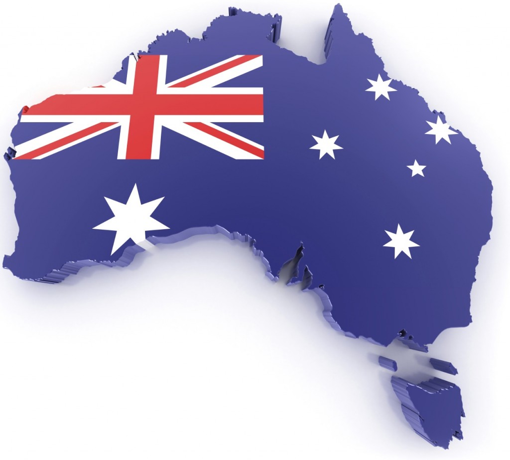 Largest-Most Detailed Australia Map and Flag – Travel Around The World ...