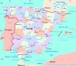detailed big size spain map showing cities – Travel Around The World ...