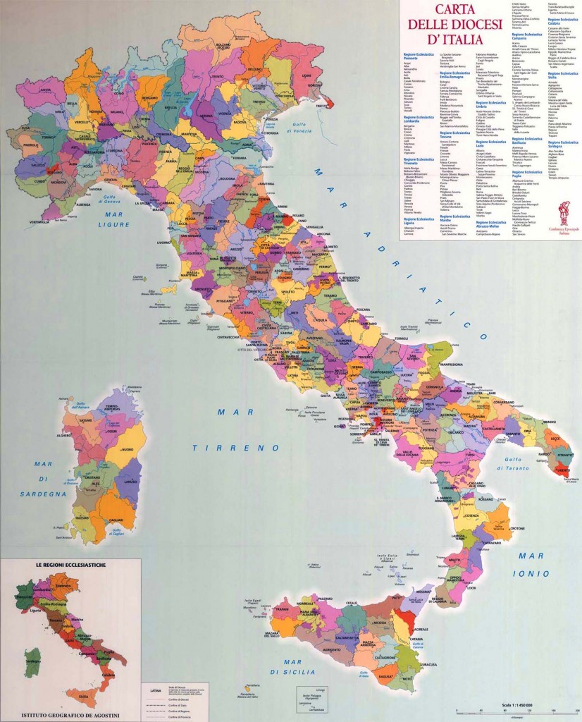 map of italy in italian language – Travel Around The World – Vacation ...